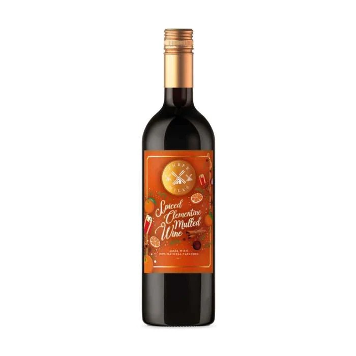 XM Three Mills Spiced Clementine Mulled Wine - The Udder Farm Shop