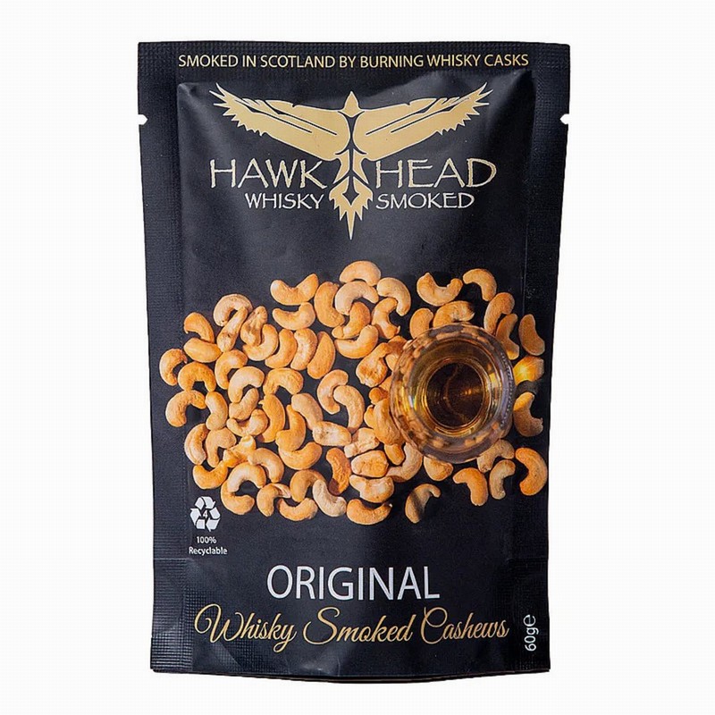 Hawkhead Whisky Smoked Cashews Original - The Udder Farm Shop